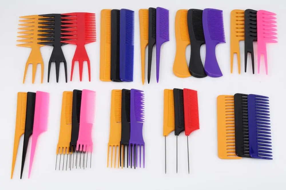 Stretch Flexible Clear Yellow Plastic Circle Hair Comb Headbands - Buy ...