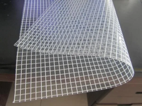 Super Clear Pvc Mesh Tarp,540gsm 1000d,9*9 - Buy 540gsm Clear Mesh,9*9 ...