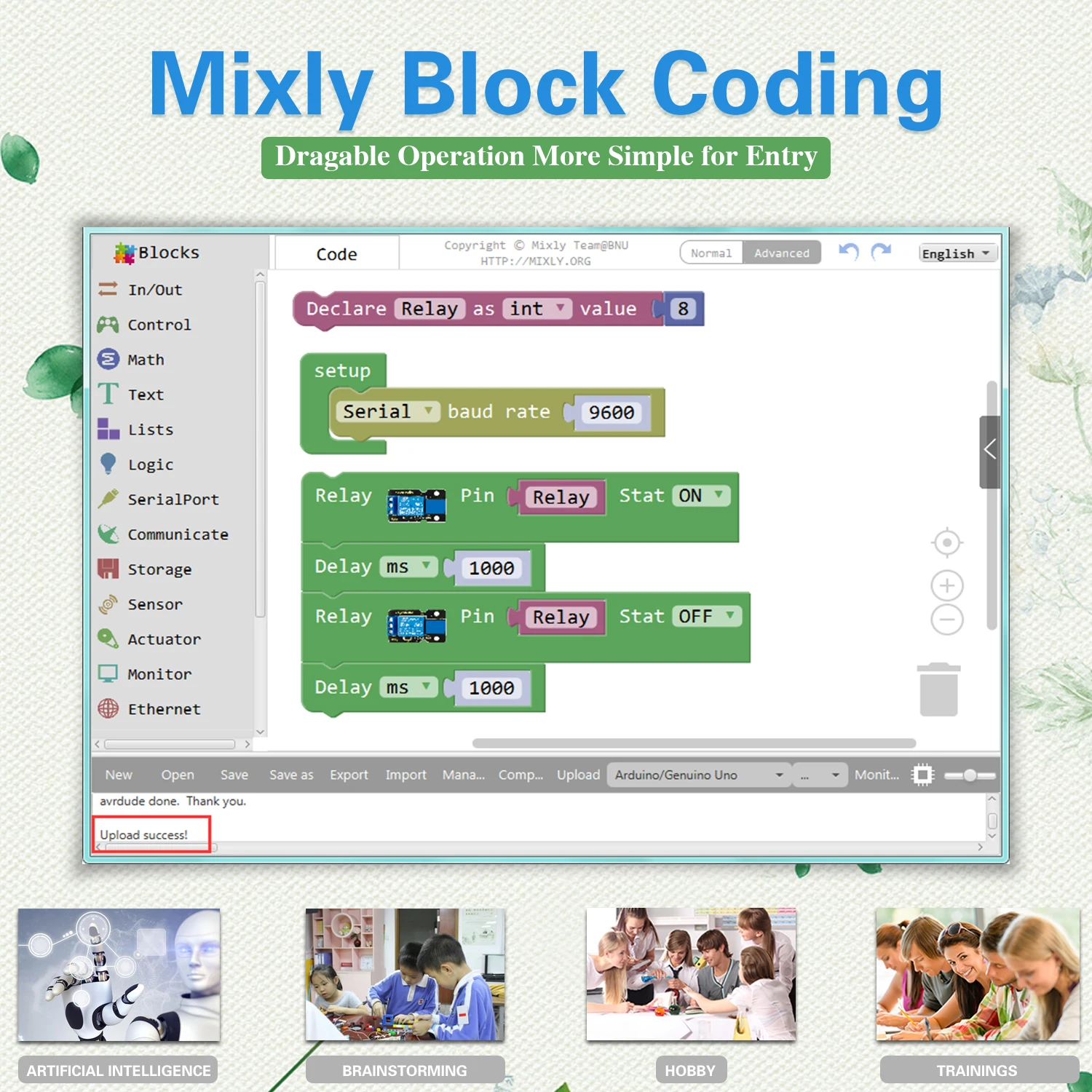 Keyestudio EASY Plug RJ11 Control Board V2.0 for Arduino