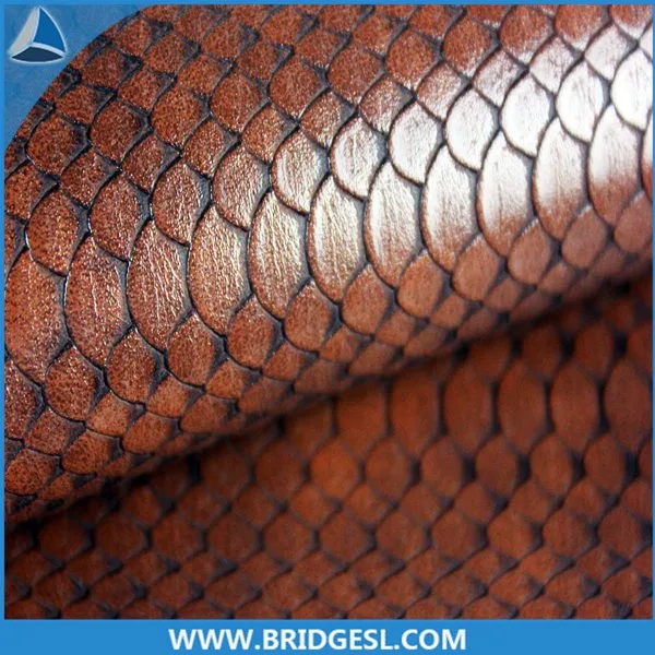 Hot Selling Comfortable Pu Shoes Cover Leather Embossed Stingray Skin ...