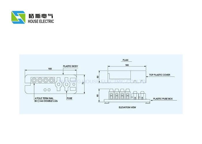 Street Lighting Pole Fuse Connection Box For Road Light Application ...