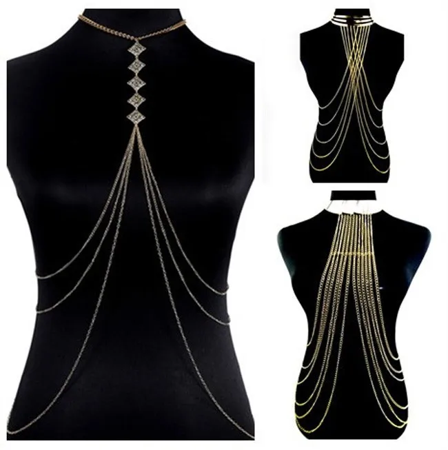 Beautiful Full Body Chain Jewelry Bisuteria Hot Trendy Chain Jewelry No ...