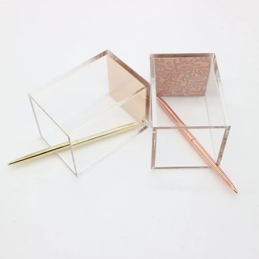 Promotional Office Desk Acrylic Pen Holder Stationary - Buy Pen Holder ...