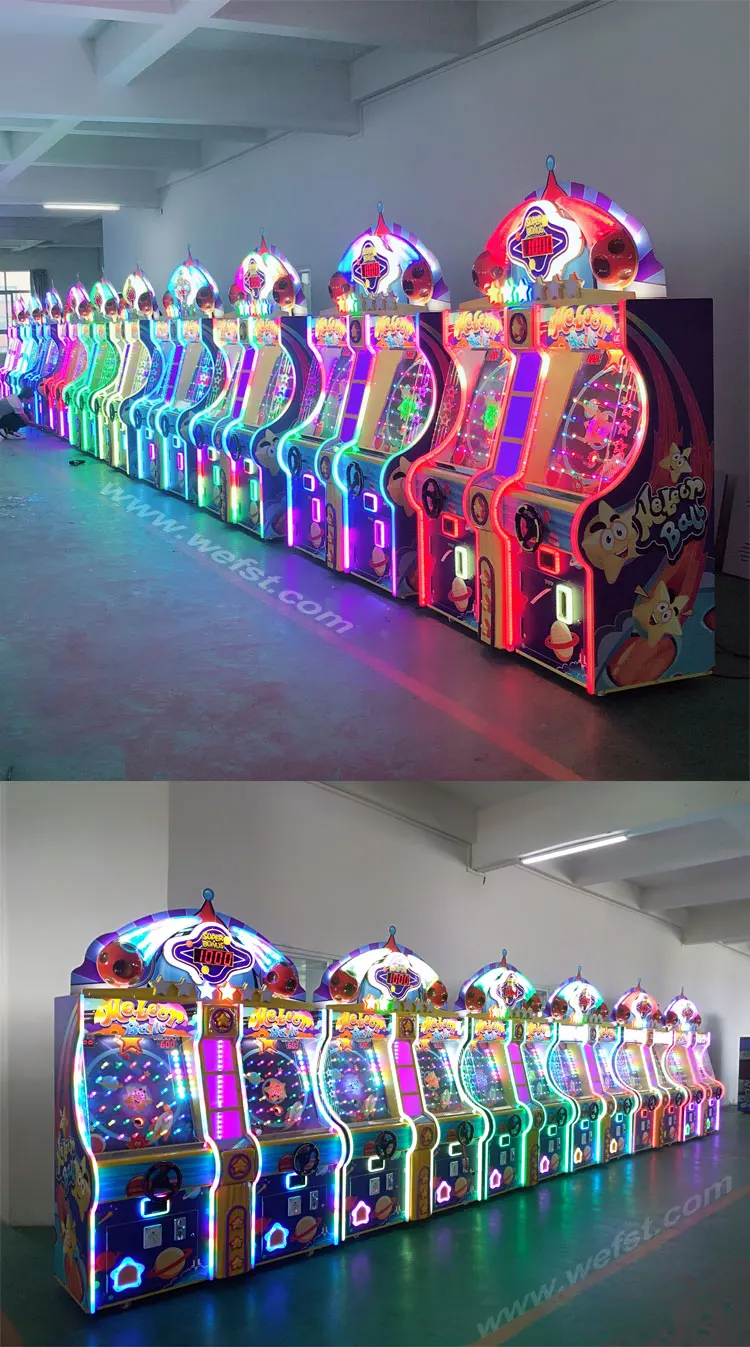 Coin Operated Catching Balls Machine - Ticket Redemption Game