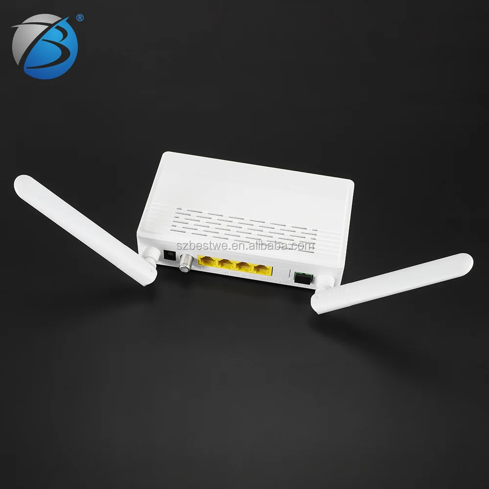 FTTH Fiber Optic Network Router 1GE+1FE+WIFI +CATV Dual Pon Port GEPON GPON EPON ONU| Alibaba.com