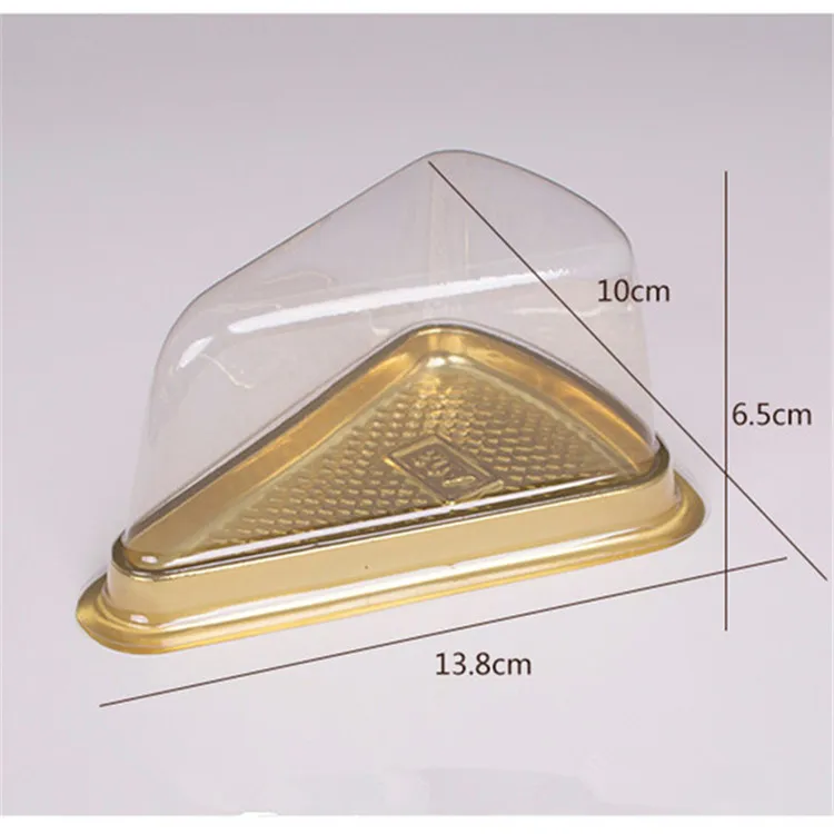 Modern Style Clear Plastic Slice Cake Packaging Box - Buy Slice Of Cake ...