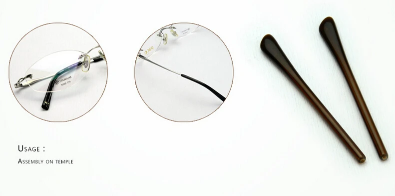 River Optical Eyeglasses Accessories Long Temple Tip - Buy Eyeglasses ...