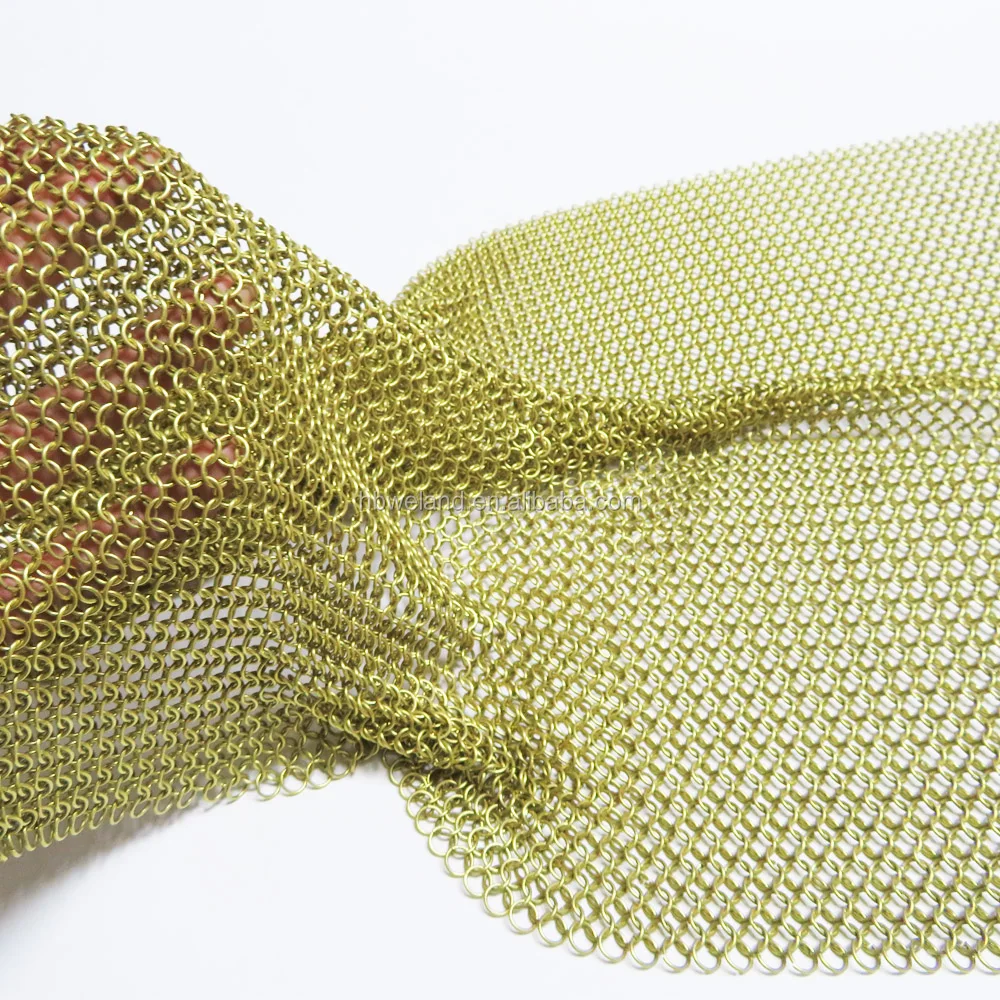 Flexible Stainless Steel Ring Chainmail Mesh For Curtain - Buy ...