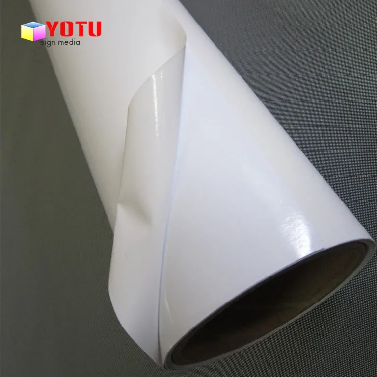Printable Opaque White Pvc Self Adhesive Vinyl Roll - Buy Pvc Self ...