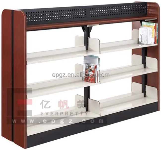High Quality School Library Book Shelf - EVERPRETTY Wood Racks