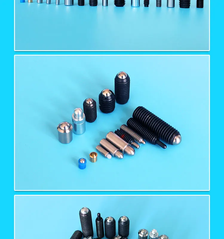 Stainless Steel Ball Point Set Screw Spring Plunger