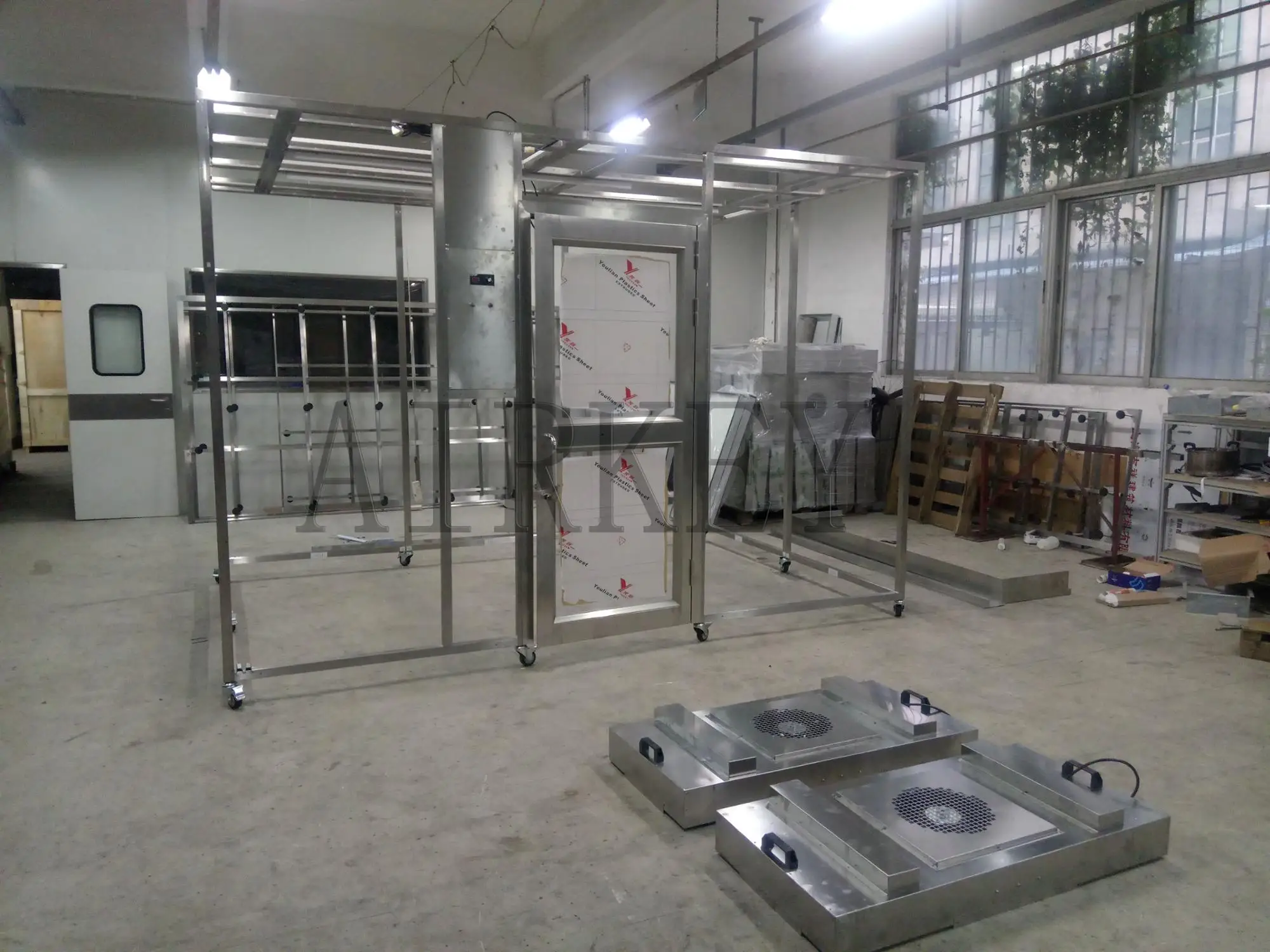 Airkey Air Filter Cleaning Booth,Iso 5 Cleanroom Customized Modular ...