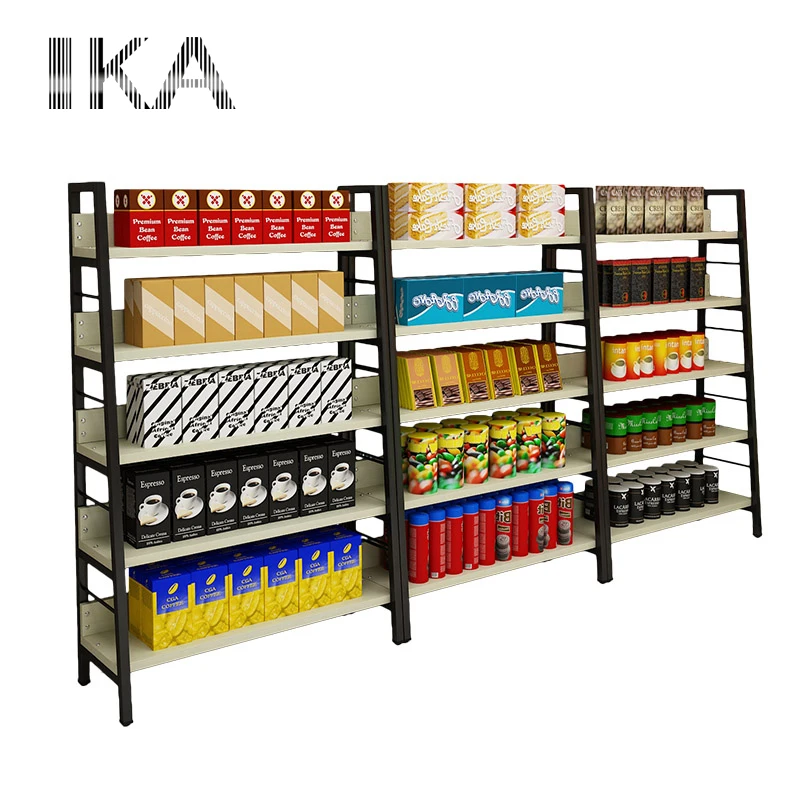 Retail Store Supermarket Chain Store Shopping Mall Shelf Metal Rack For ...