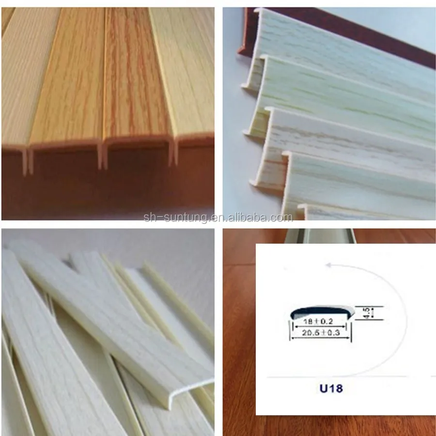 Wooden Design Rubber Countertop Edging Strip,Plastic Desk Edging Strip ...