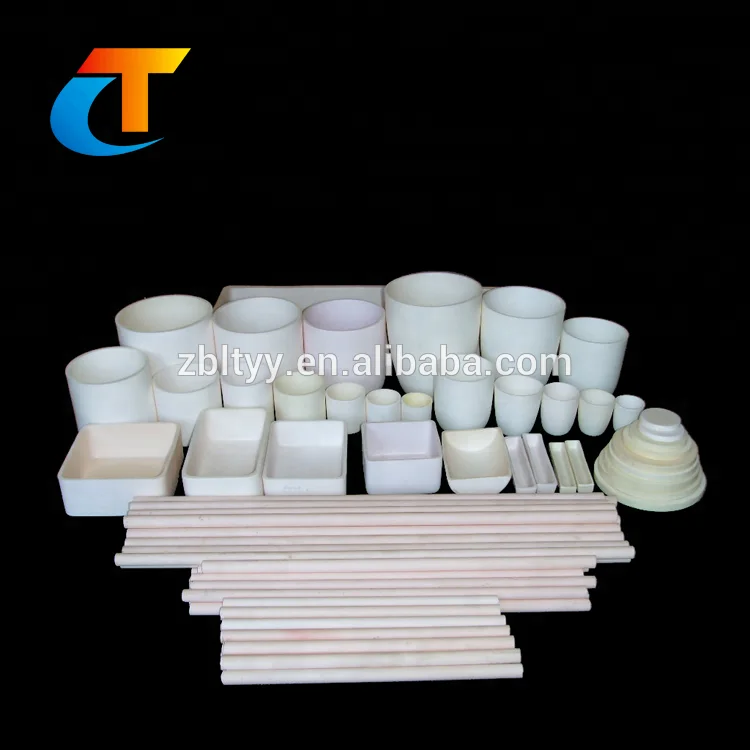 Laboratory Ceramic Crucibles for Melting Frit and Glass