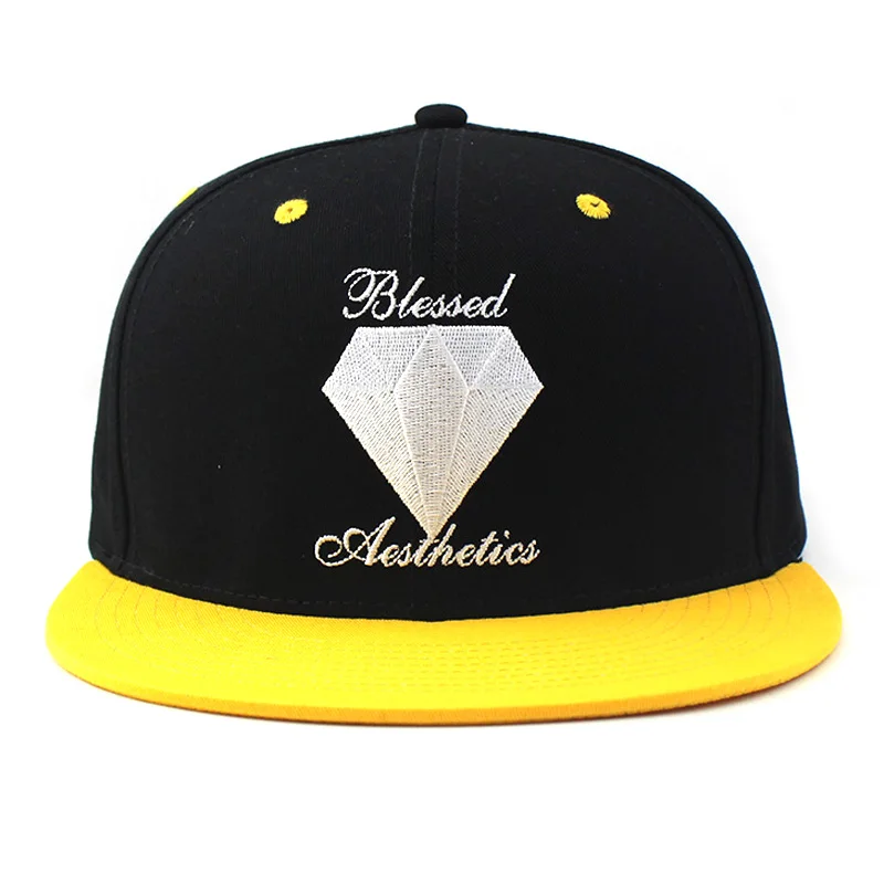 Fashion Custom Design Diamond Embroidery Hat,Branded Snapback Cap - Buy ...
