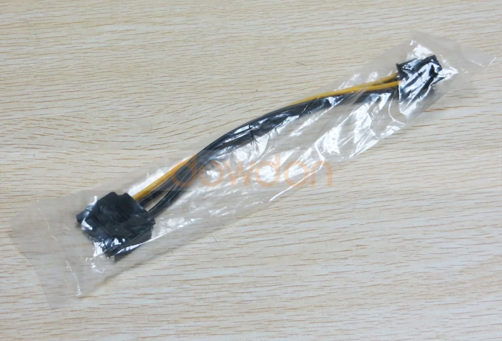 15pin Sata Power 6pin Pcie Pci-e Pci Express Data Cable For Video Card ...