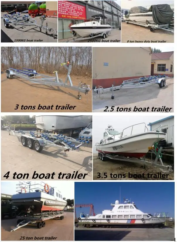 Galvanized Steel Boat Trailer For Heavy Boat Watercraft Trailer - Buy ...