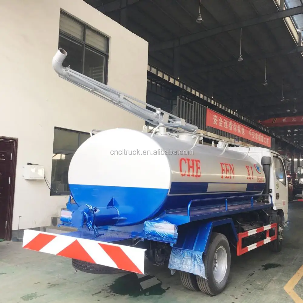 China Mini Septic Tank Truck 4*2 Fecal Suction Truck Fecal Truck For ...