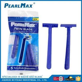 Factoty Supply 5pcs/bag Twin Blade Disposable Razor Without Lubricating ...