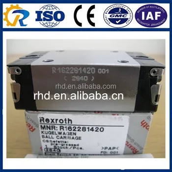 Original Rexroth Runner Block Slider Bearings R162281420,R1622-814-20 ...