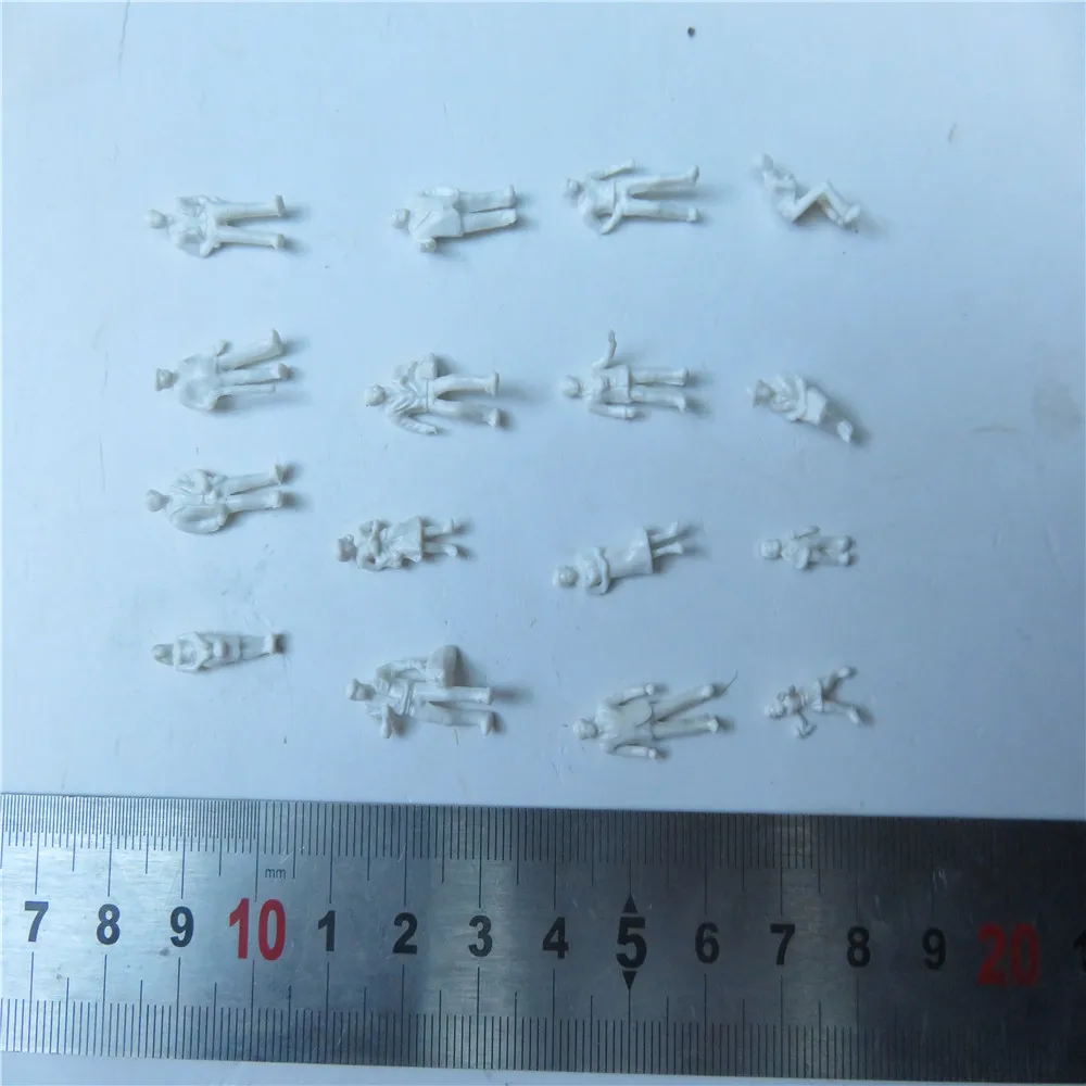 100pcs White Architectural 1:300 Scale Model Figures People - Buy ...