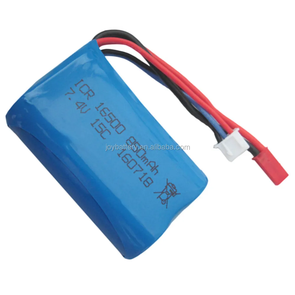 16500 7.4V 850mah 15C Battery - High Performance for RC Toys