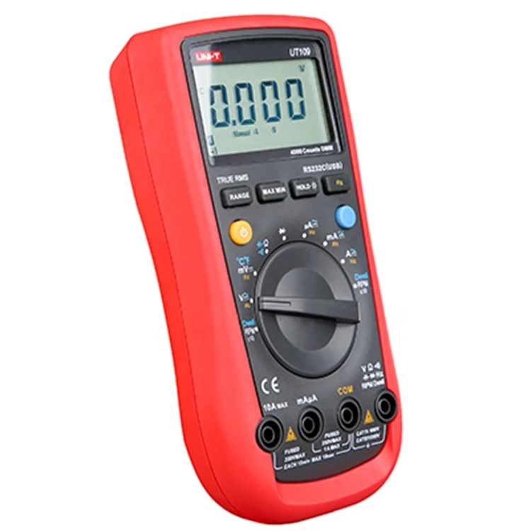 UNI T UT109 Digital Voltmeter Professional Auto Rang Best Multimeter AC ...