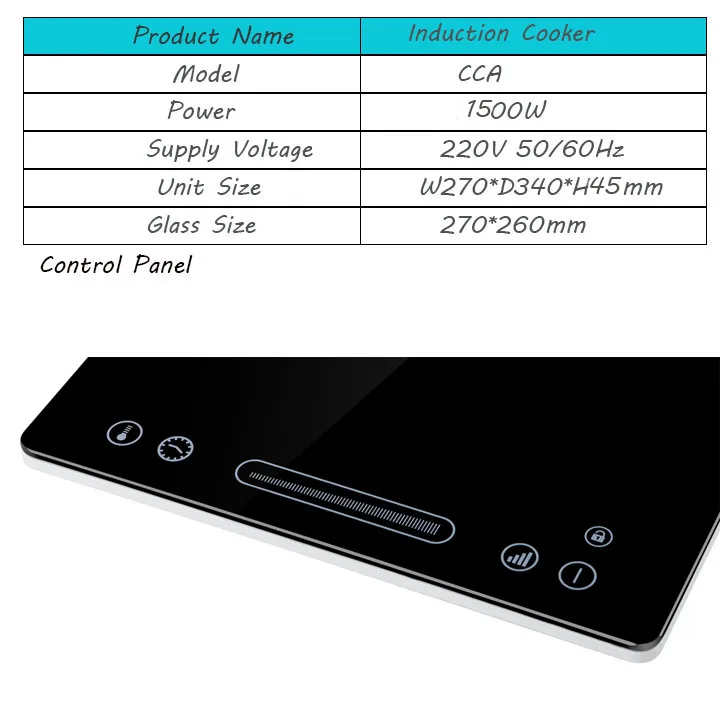 1500 Watt Single Electromagnetic Stove Induction Cooker With Slider ...
