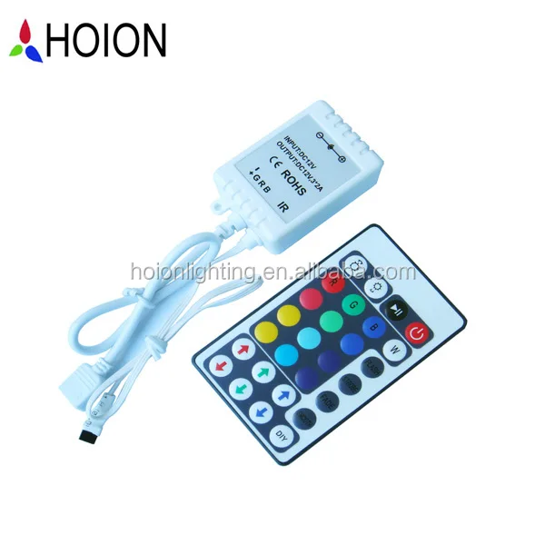 Ir 24 Key Remote With Rgb Controller For 3528 5050 Led Tape Lights ...