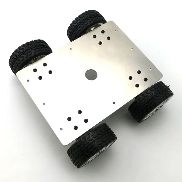 Aluminum Robot Chassis - 4 Wheel Drive Smart Car