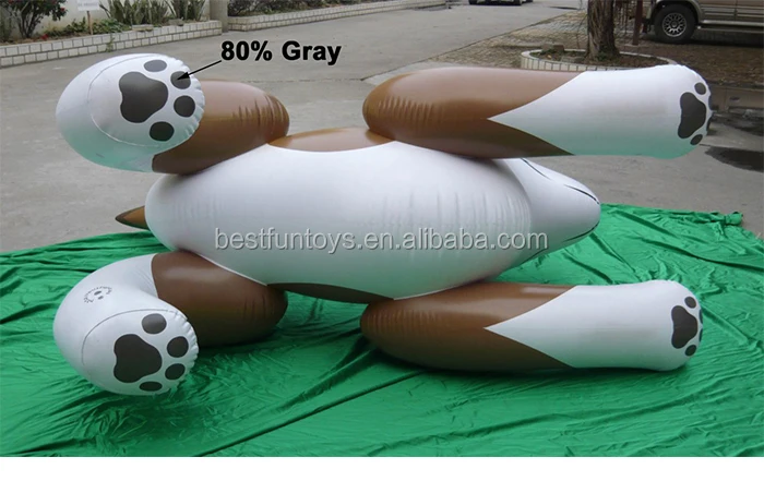 Heavy Duty Pvc Giant Inflatable Animals Toys Timber Wolf Big Customized ...