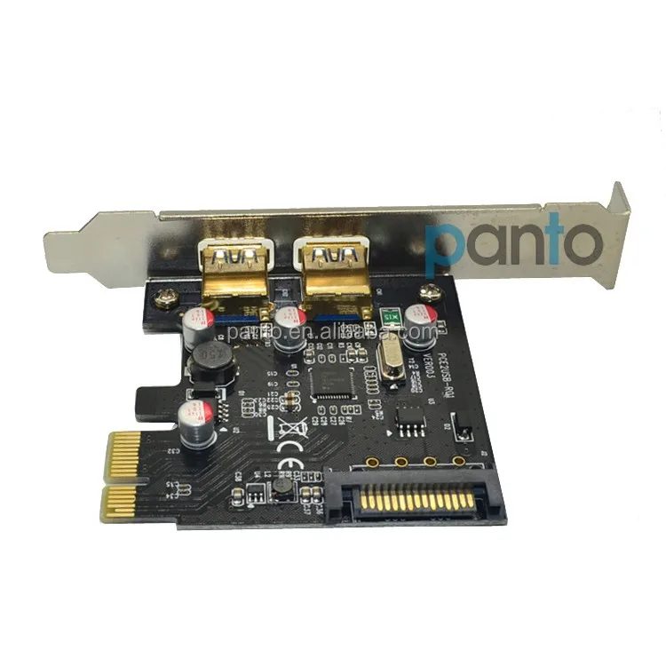 Pci Express Usb3.0 Controller Pcie To 2 Port Usb 3.0 5gbps Expansion ...