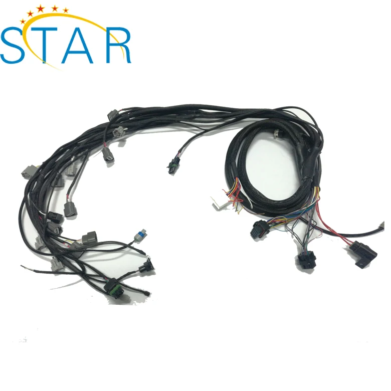 Custom Auto Engine Wire Harness ECU Wiring Cable Harness Assembly ...