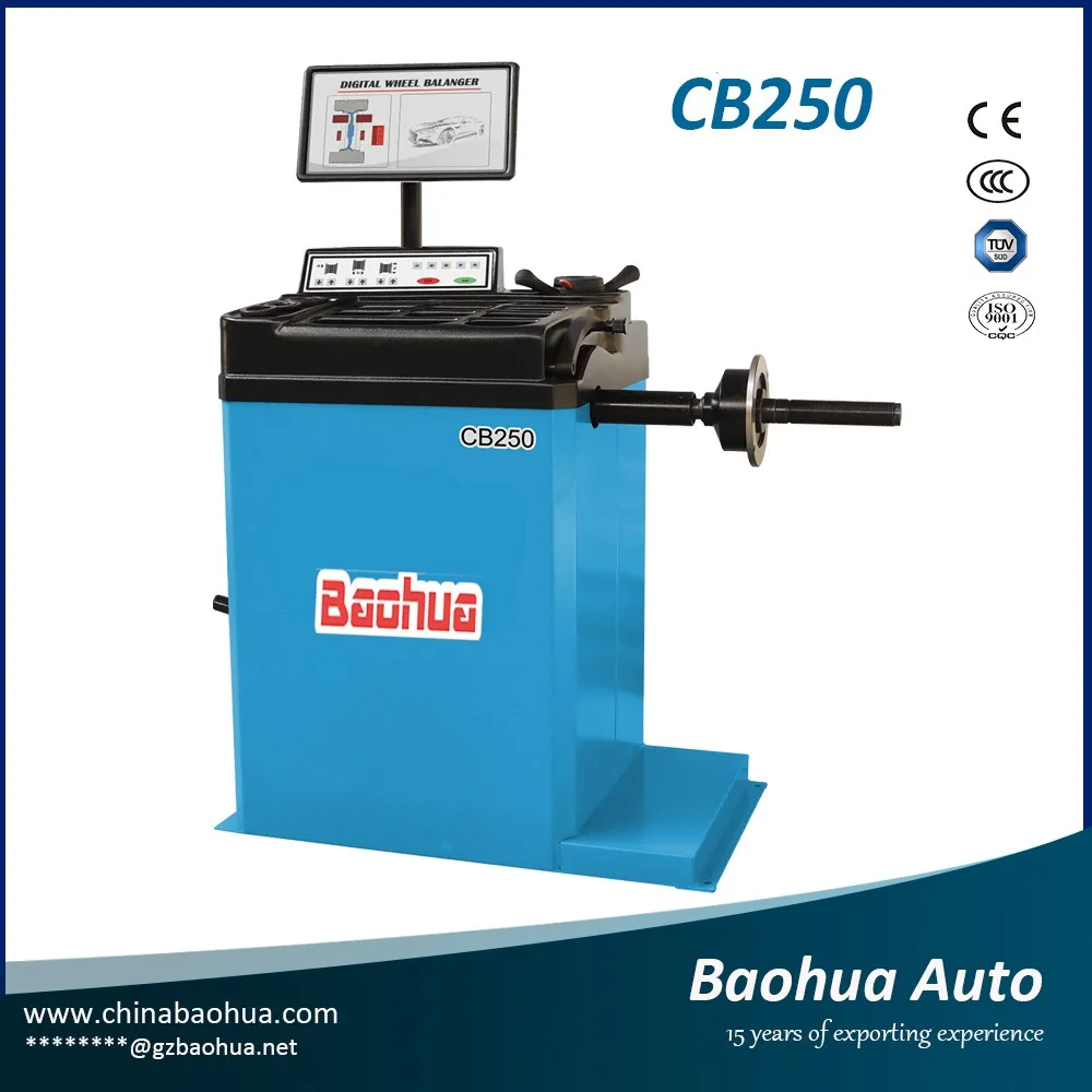 Wheel Balancer /car Tire Balancer Wheel Balacer 90/300rpm Wooden Case ...