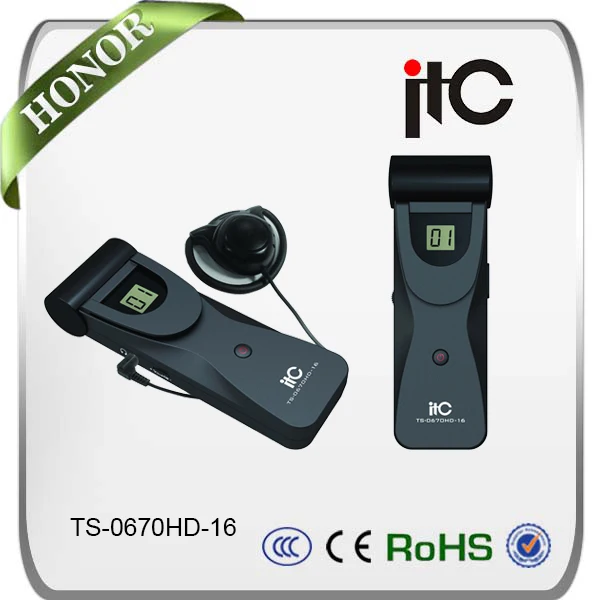 Itc Infrared Wireless Simultaneous Translation Interpretation System 6 8 16 Language Translator ...