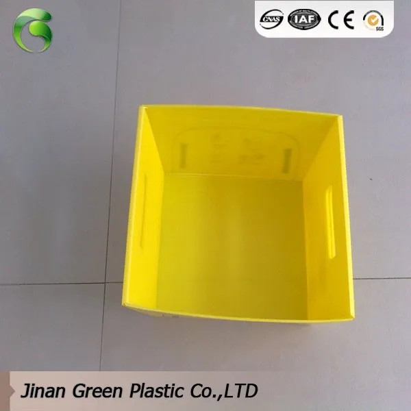 Green Plastic Danpla Corflute Box Pp Container Box - Buy Pp Container ...