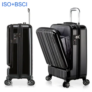 Front Laptop Design 100% Polycarbonate Pc Luggage Smart - Buy Luggage ...
