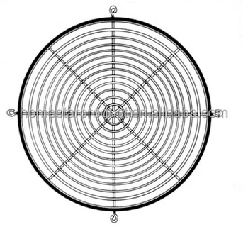 Motor Steel Fan Guard Grid/steel Fan Guard Grid And Fan Protection Grid ...