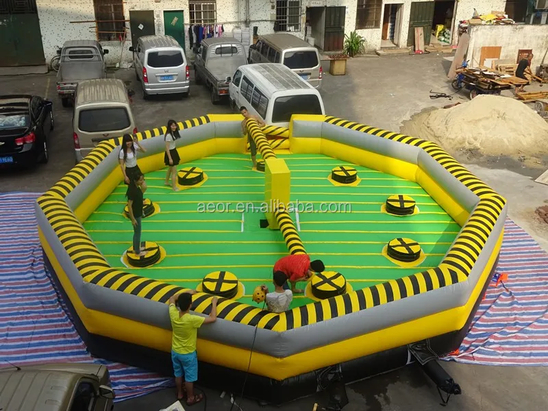 Funny Wipe Out Course Inflatable for Sale - Meltdown Games