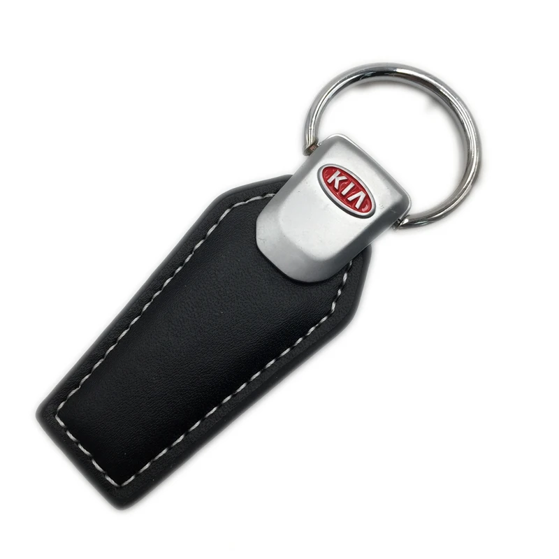 High Quality Custom Car Automobile Brand Leather Key Rings Car Logo ...