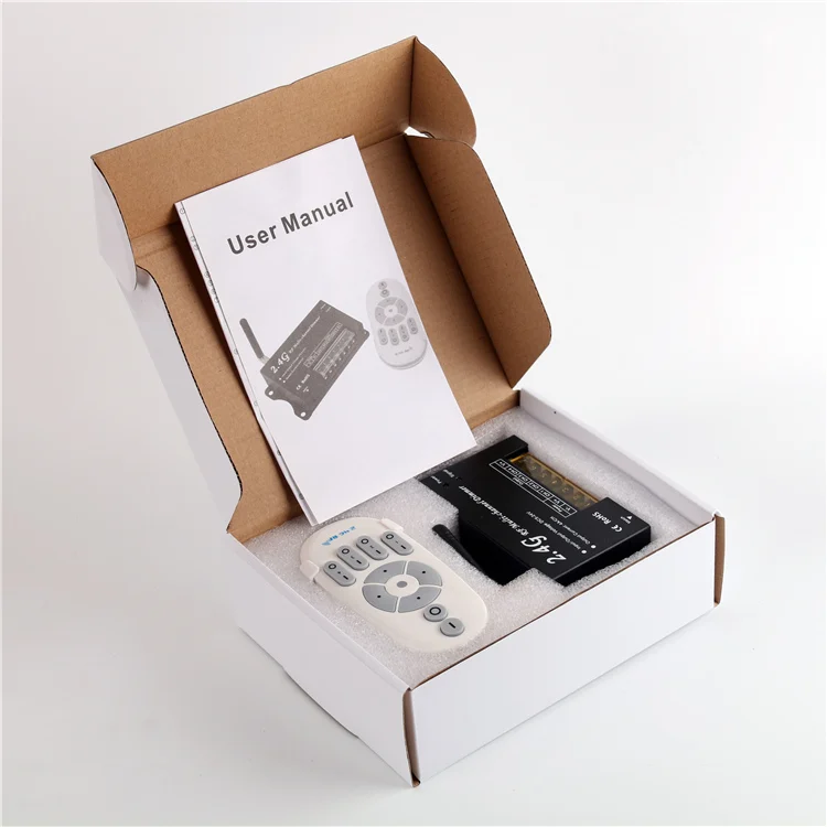 2.4g Rf Multi Channel Led Dimmer Dm16 Dc12-24v 4a*4ch Pwm Single Color ...