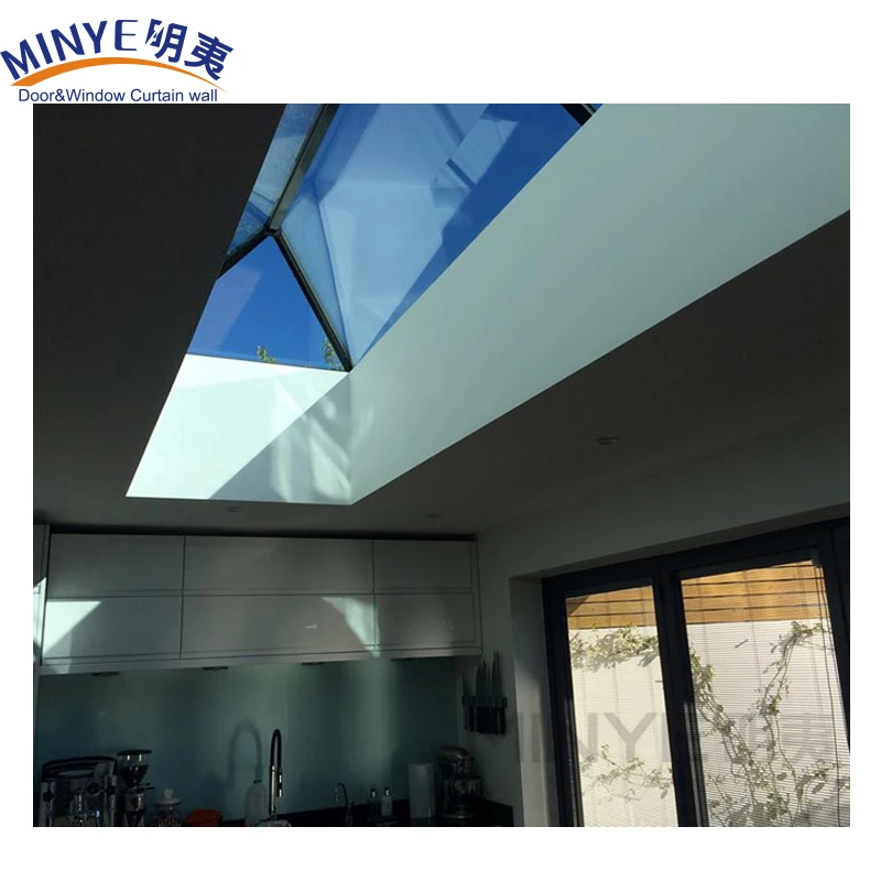 Aluminum Skylight Roof Window - Customized Vertical Swing Design for ...