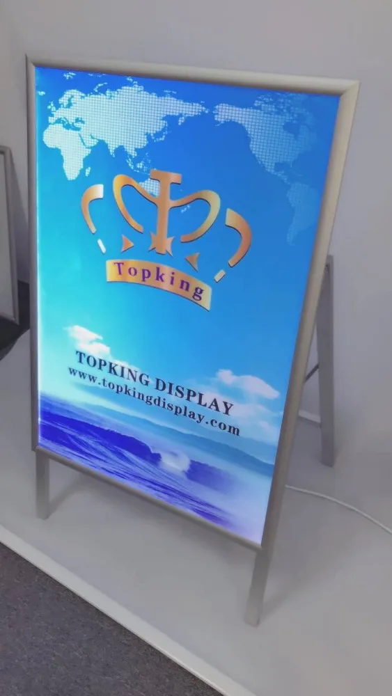Ultra Thin Led Lightbox Stand Single/double Side Advertising Outdoor ...