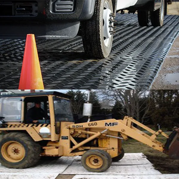 Anti-impact Uhmwpe/hdpe Heavy Equipment Mats Durable Construction Road ...