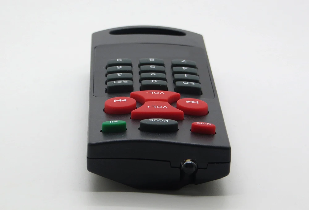 Aaa Battery Powered 19 Keys Black Ir Remote Control For Tv Set Up Box