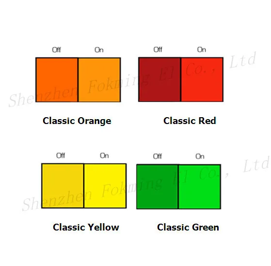 El tape electroluminescent tape el strip el sheet el panel, flexible ...