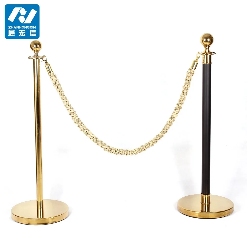 Crowd Control Stanchions Stainless Steel Rope Line Queue For Car Show ...