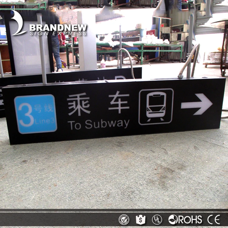 Brandnewsign Metro Stations And Airports Hanging Light Box Indoor ...