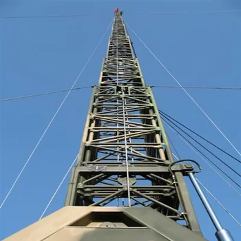 Guyed Wire Mast Steel Telecom Tower - Buy Guyed Mast,Guy Wire Tower ...